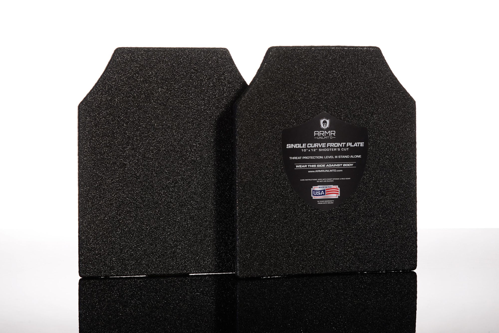 AR500 Level III(+) Steel Plates (Set of 2) – ARMR UNLMT'D